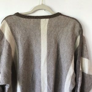 Peruvian Connection | Sweaters | Peruvian Connection Alpaca Brown Cream ...